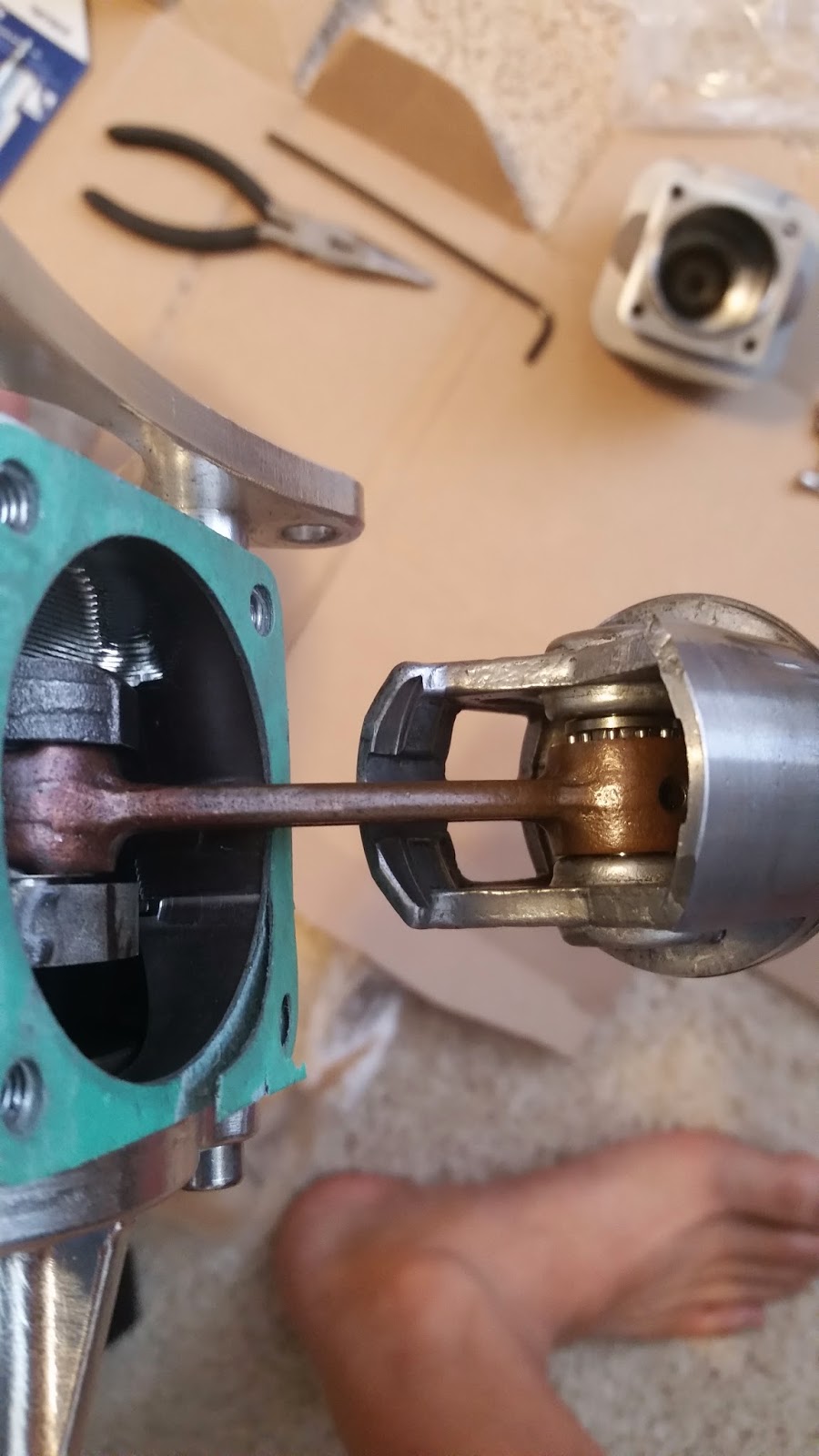 lordvon's stuff: Making a Two-Stroke Engine Turn the Opposite Direction