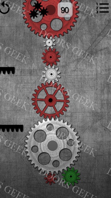 Gears Logic Puzzles Level 90 Solution ~ Doors Geek