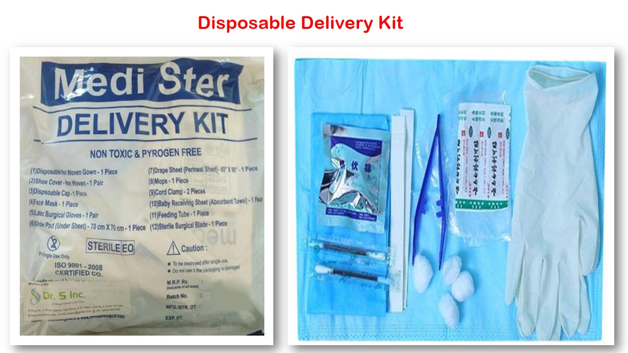 The Family physician : Disposable delivery kit