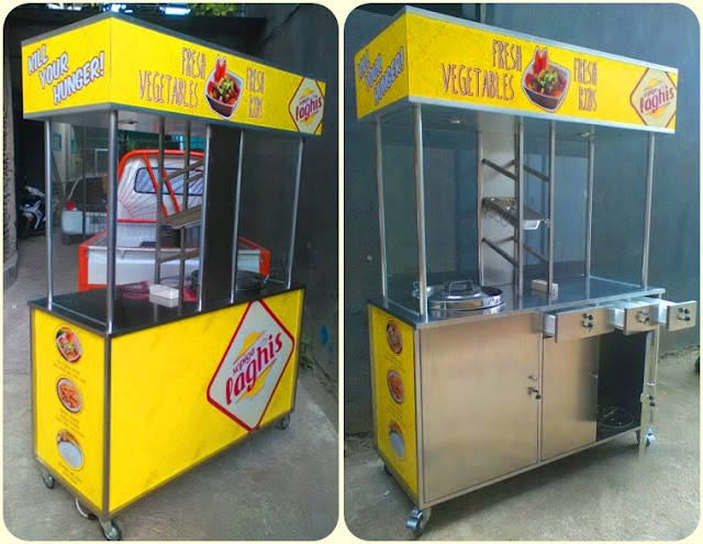 Gerobak Unik-Gerobak Bakso indoor - Jasa pembuatan gerobak unik
