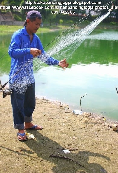 Rumah Pancing Jogja: Pancing Jaring / Spring Bomb Net Rp.35rb