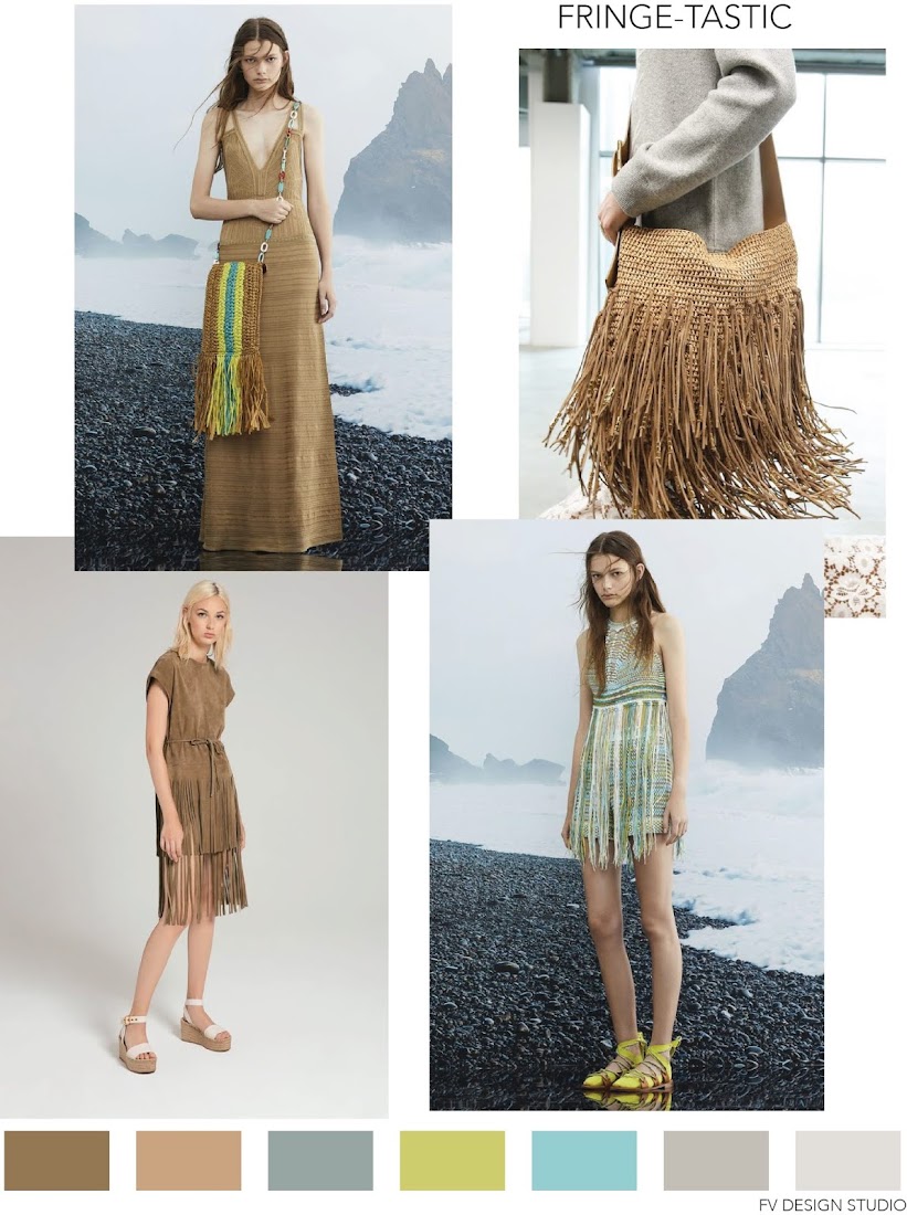 FASHION VIGNETTE: FV TREND X COLOR | FRINGE-TASTIC . SS 2020