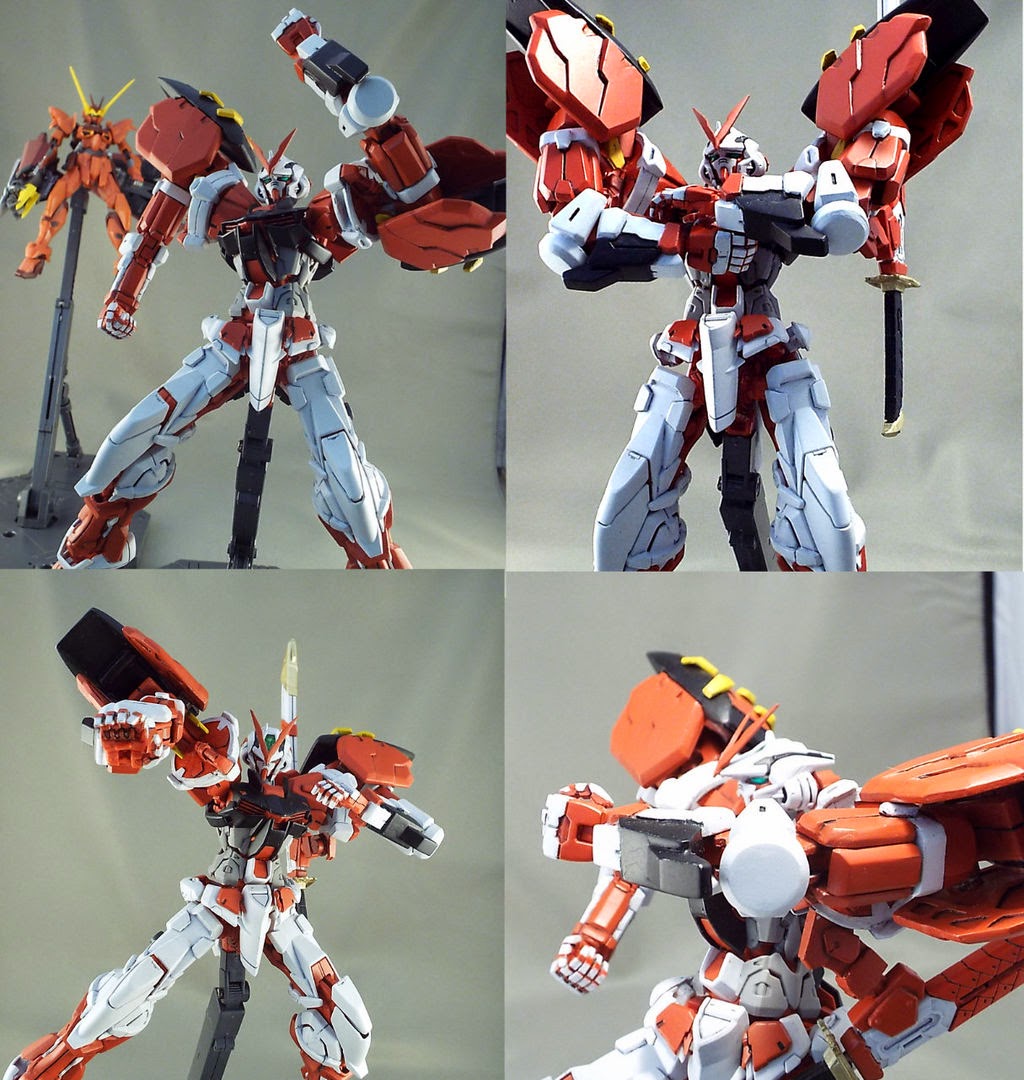 GUNDAM GUY: 1/100 MBF-02 Astray Red Frame "Powered Red" + 150 "Gerbera ...