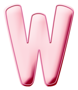 Pink Letters. Letras Rosadas. - Oh my Alfabetos!