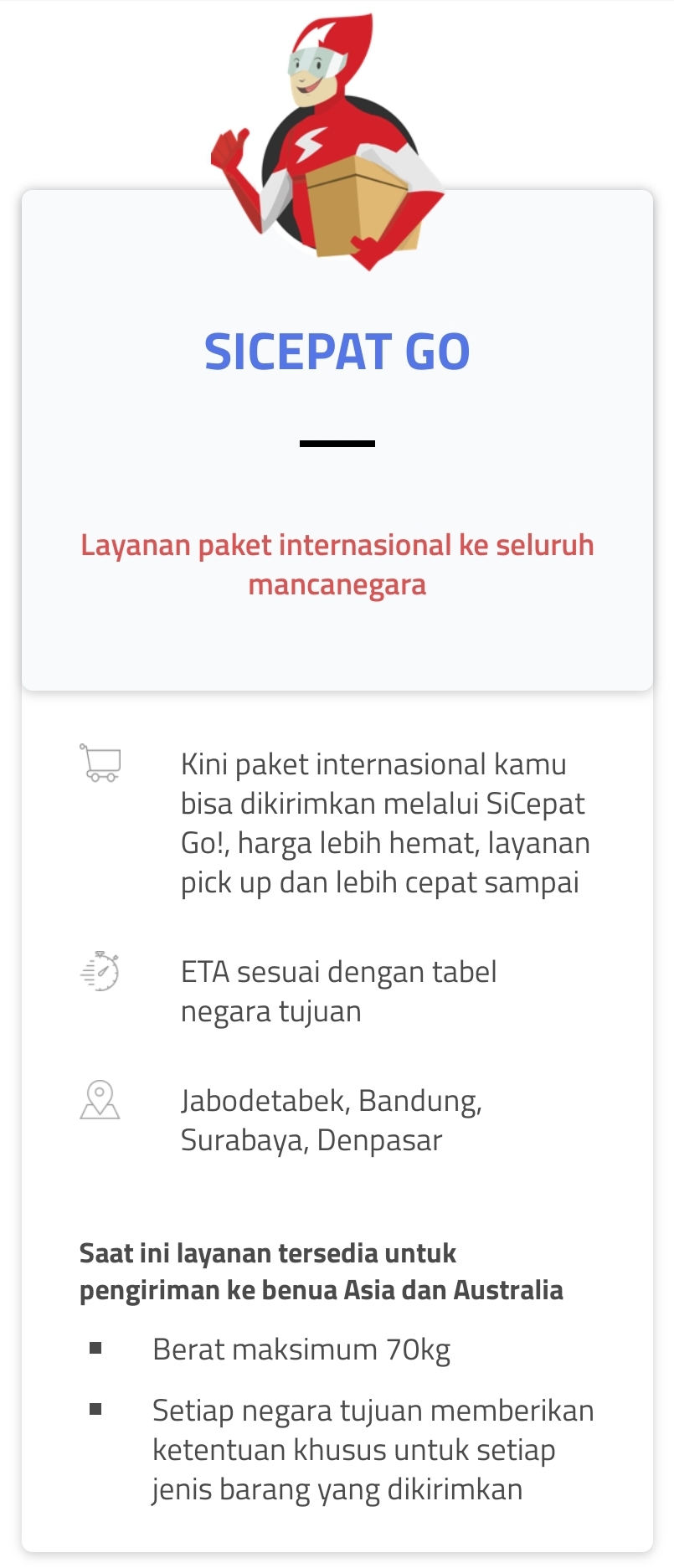 SiCepat Ekspres dari KoloExpress