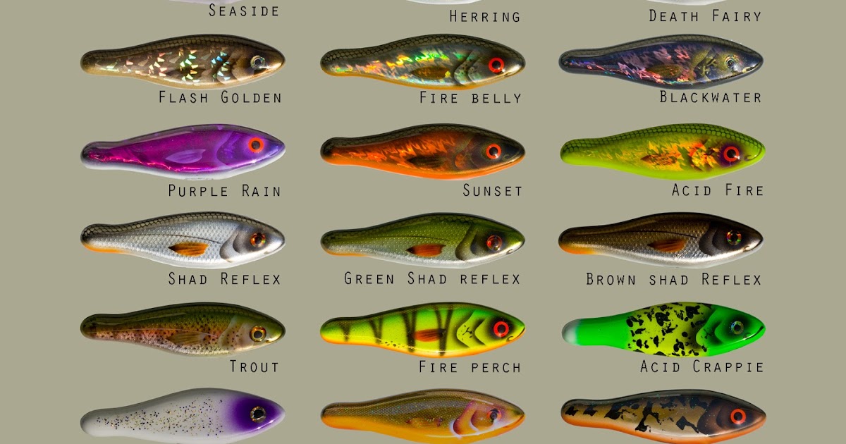 La Gatzo Custom Lures: Current Colorchart