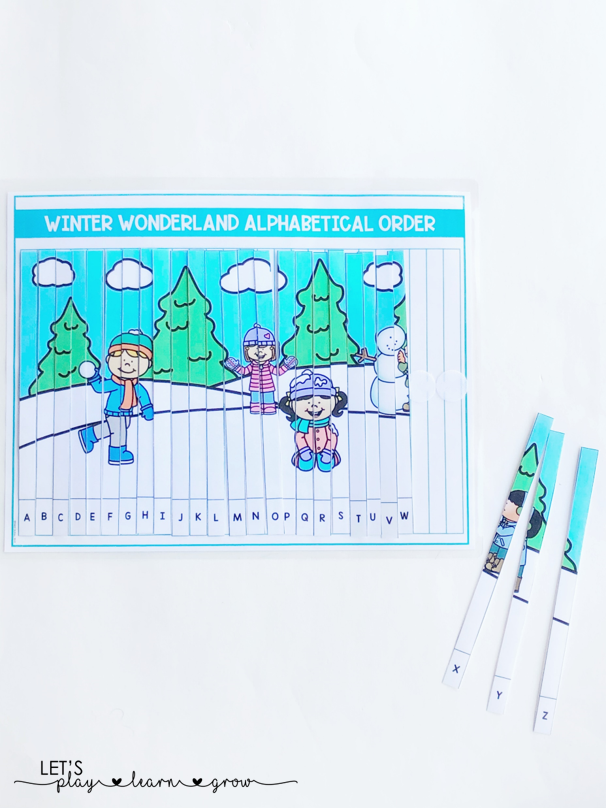 Winter Themed Busy Binder Activities | Lets Play.Learn.Grow