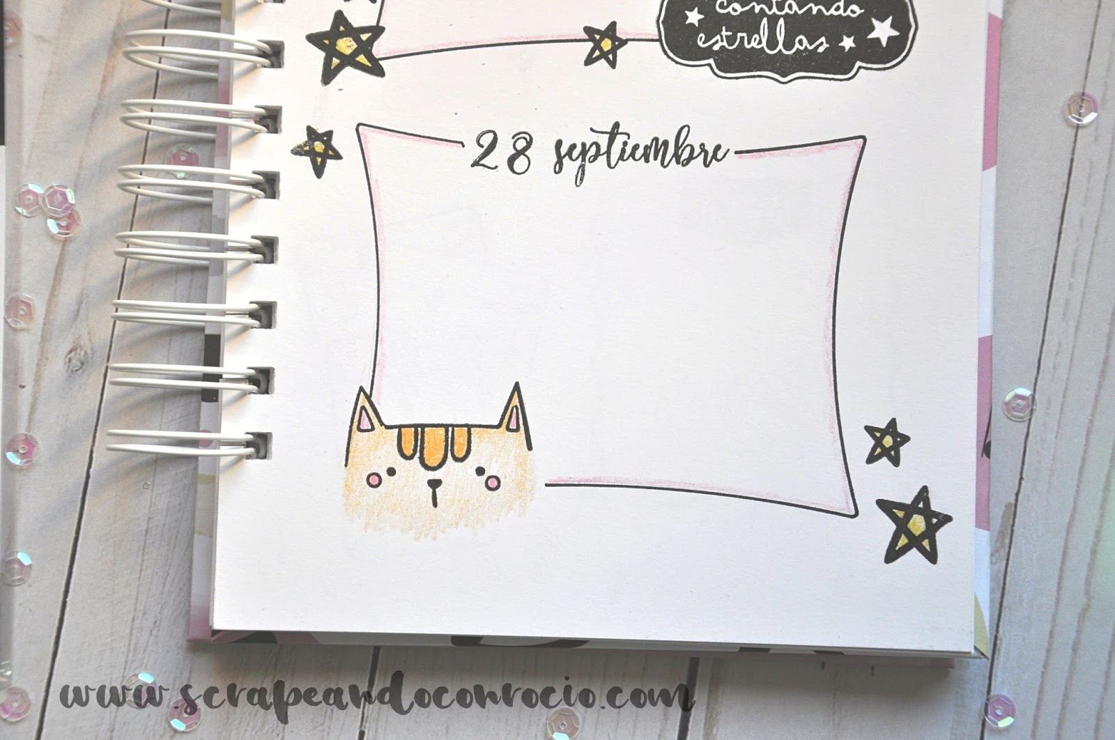 Scrapeando con Rocío: Cómo hacer una agenda o planner DIY personalizado ...