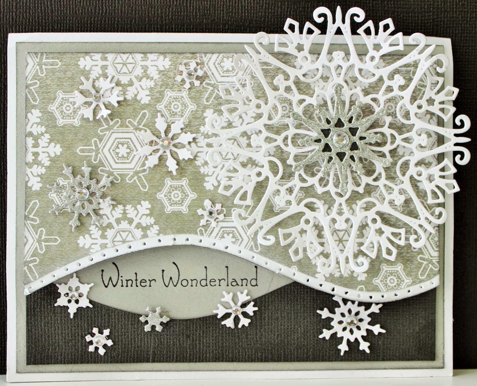 Winter Wonderland Card by Corina Finley - Cheery Lynn Designs ...