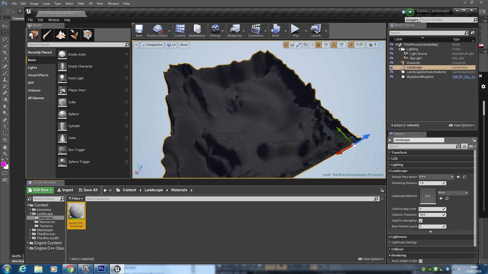 Dave Johnson Gaming Journal: Setting up and painting textures onto a ...