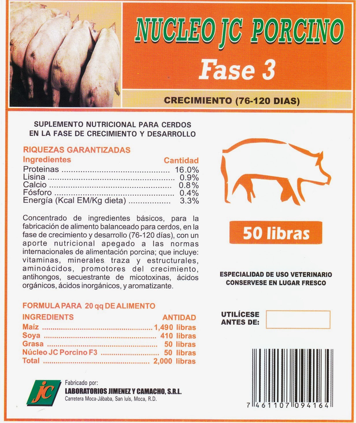 CERDOS ~ Laboratorio Jimenez & Camacho