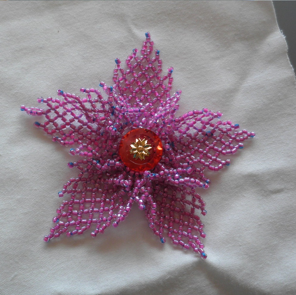 Embroidery Hyacinth: Beaded Flowers