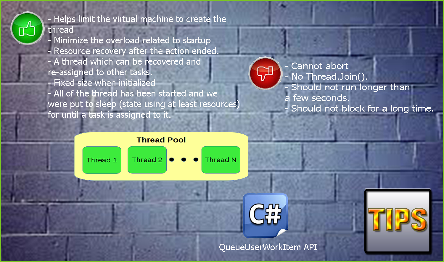 Tips Whats Thread Pool Demo Thread Pool Example Learn Tech Tips 8438