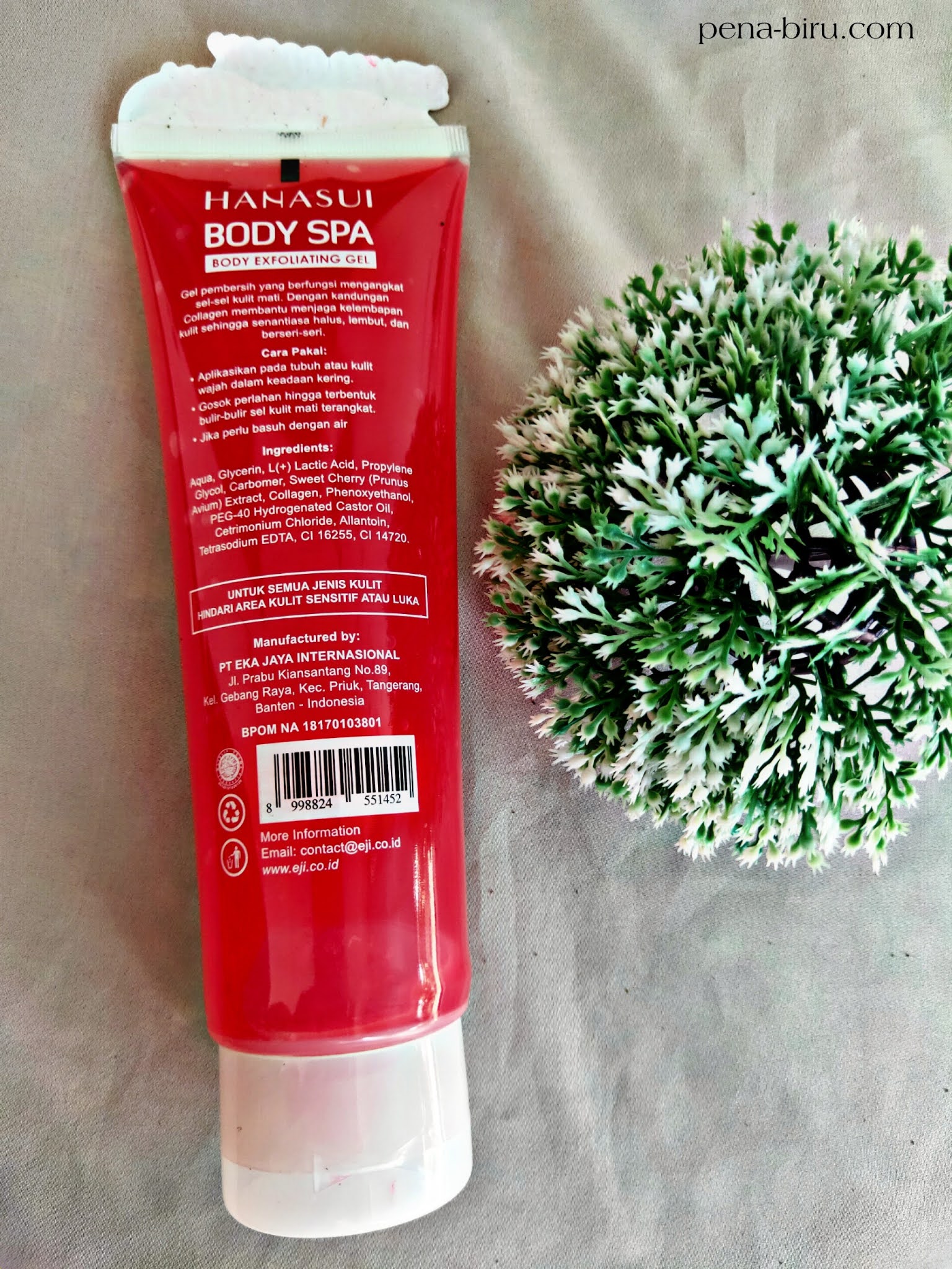 Kulit Makin Berseri dengan Hanasui Body Spa Exfoliating Gel (Review ...