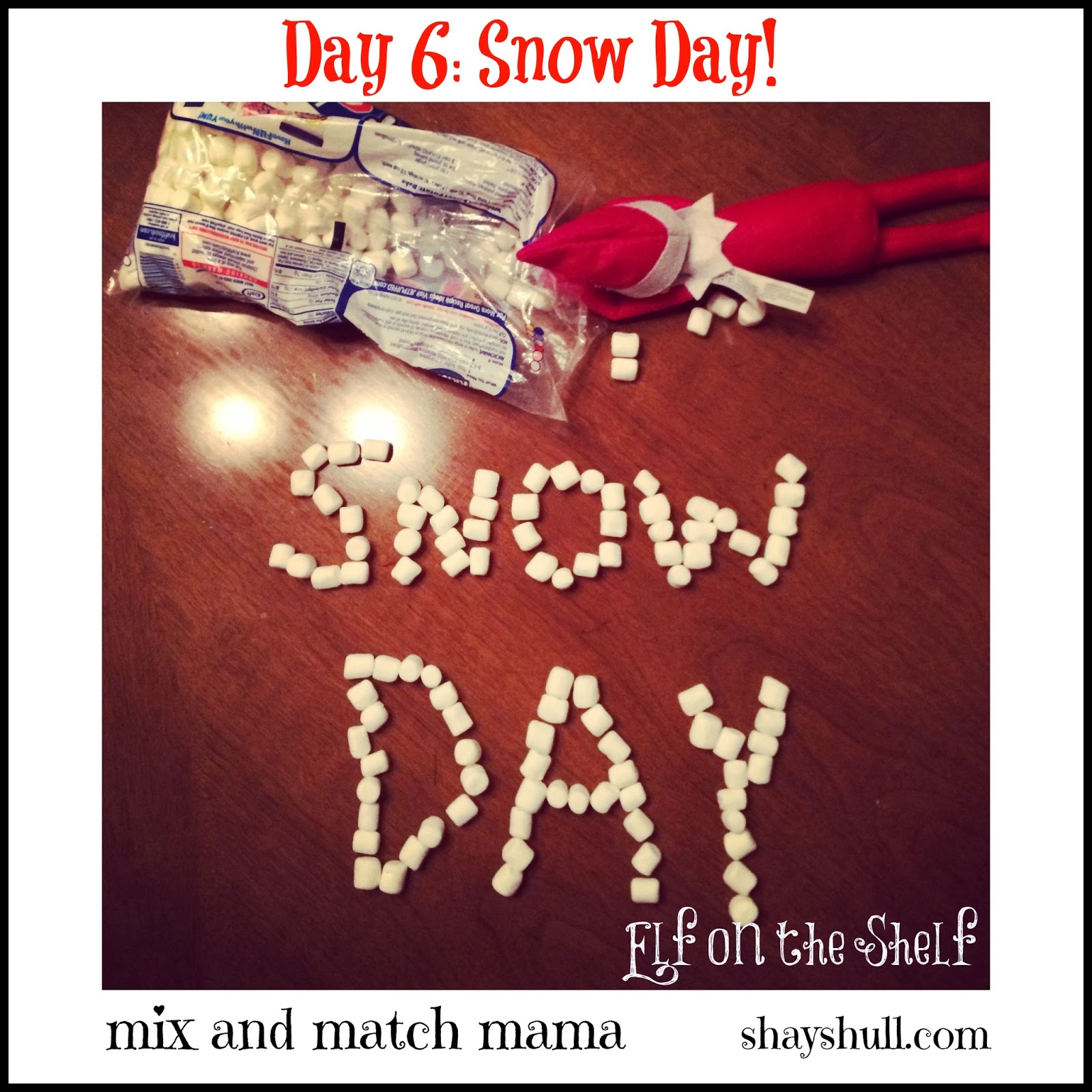 On the 6th Day of Christmas: We had a snow day and ate lots of yummy ...