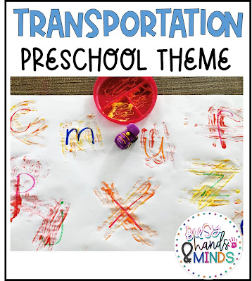Transportation Preschool Theme | Busy Hands and Minds