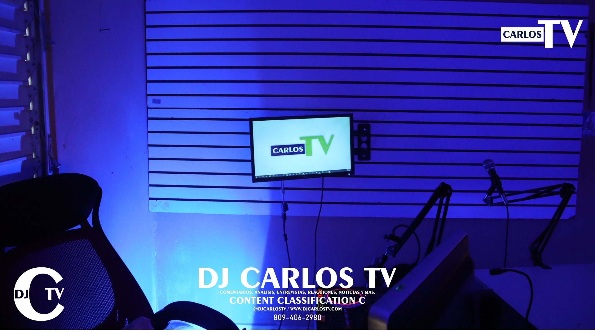 Nuevo Estudio de Dj Carlos TV Donde se aran Varios Contenido Digital