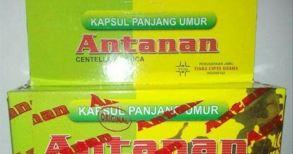 JAMU ANTANAN KEMASAN KAPSUL (ASLI) UNTUK ASAM URAT RHEUMATIK