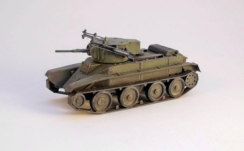 Gulumik Military Models: BT-5 with rocket mounting RS-132 1/72 UM - Gallery