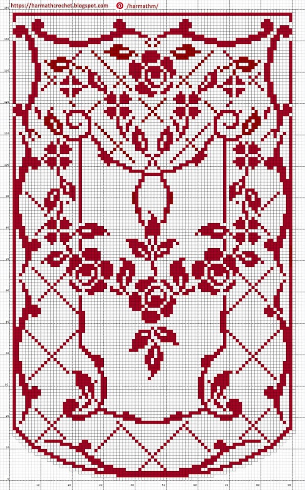 Filet - Crochet Patterns: Filet - crochet lace 433