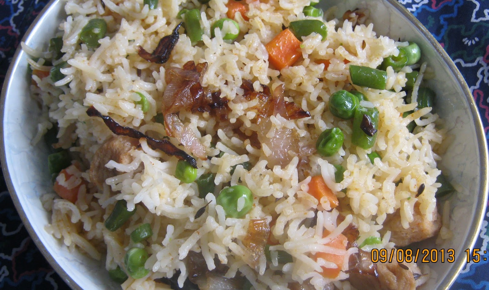 International Set of Dishes for Beginners: SUBZ - PULAO!!