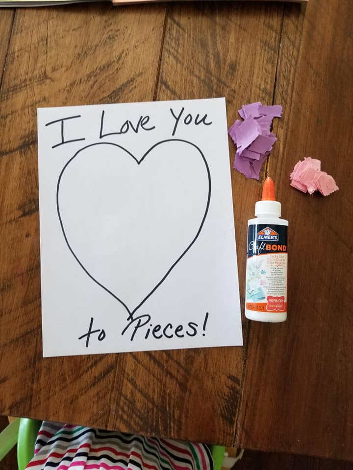 Love You To Pieces Craft: Perfect for Valentine's Day! - Mommy's Block ...