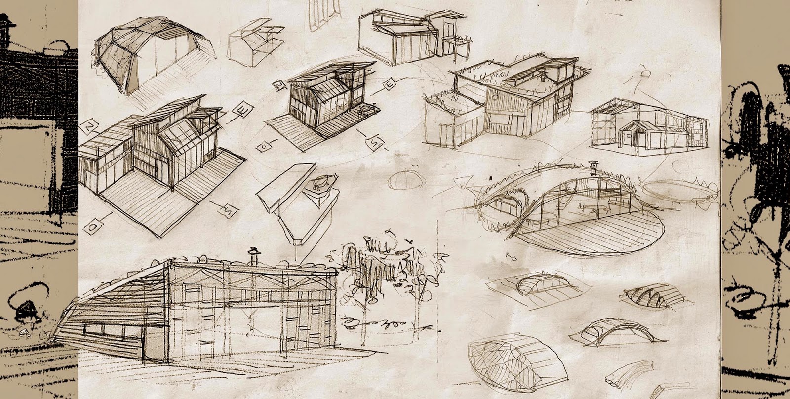 Artpla33: CROQUIS D'ARCHITECTURE