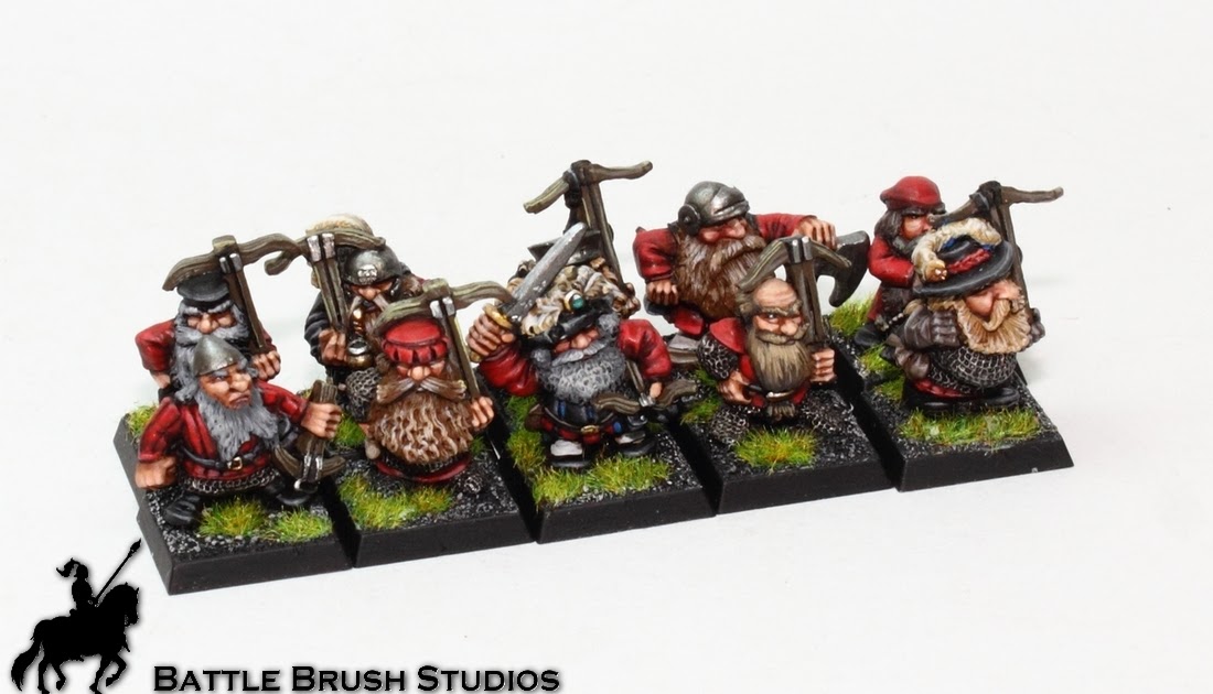 Battle Brush Studios: Showcase: Dwarfs Quarrelers