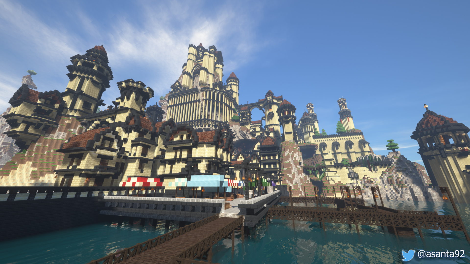 Avance 1: Black Castle Island en Minecraft.