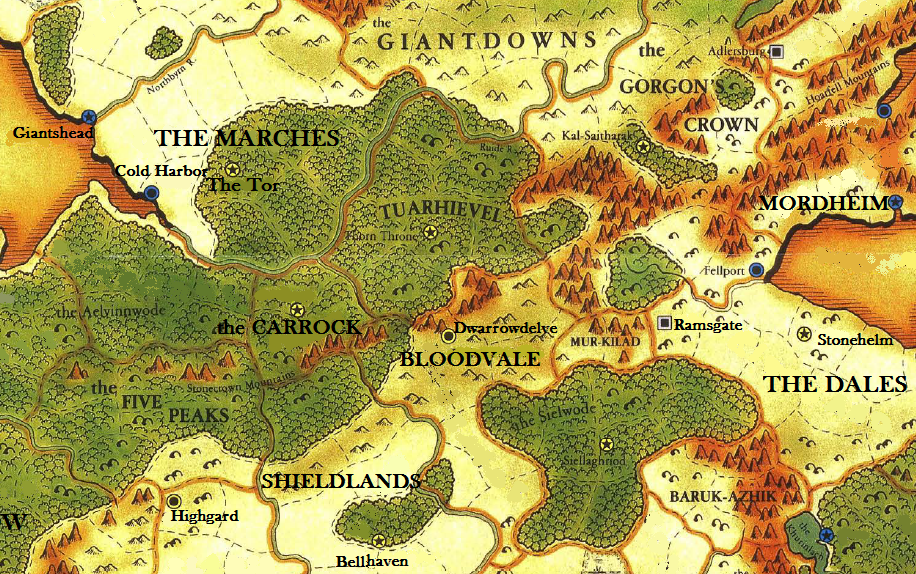 Ironlands: Ironlands Gazeteer