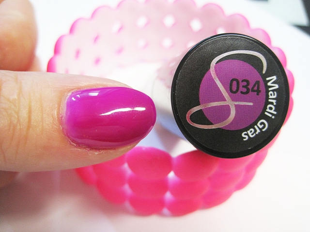 Lakier hybrydowy Semilac - 034 Mardi Gras - czy to fiolet, czy to róż ...