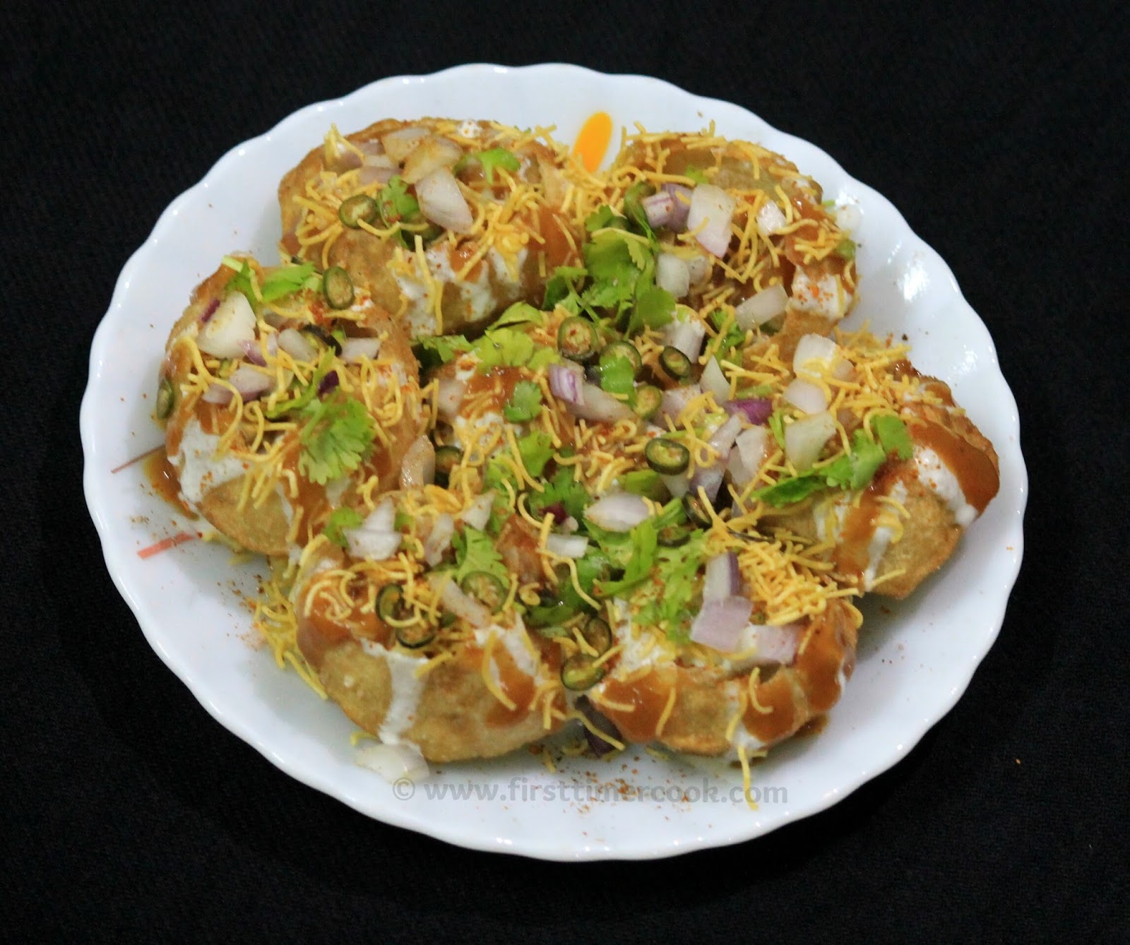 First Timer Cook: Golgappa Chat