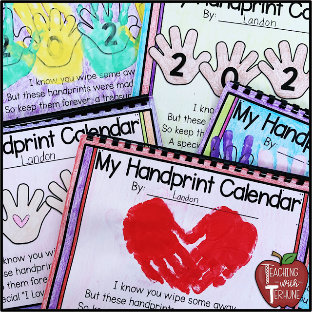 Teaching With Terhune: Handprint Calendar – Student Made Calendar for a ...