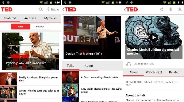 Technology 101: Android finally gets an official TED app