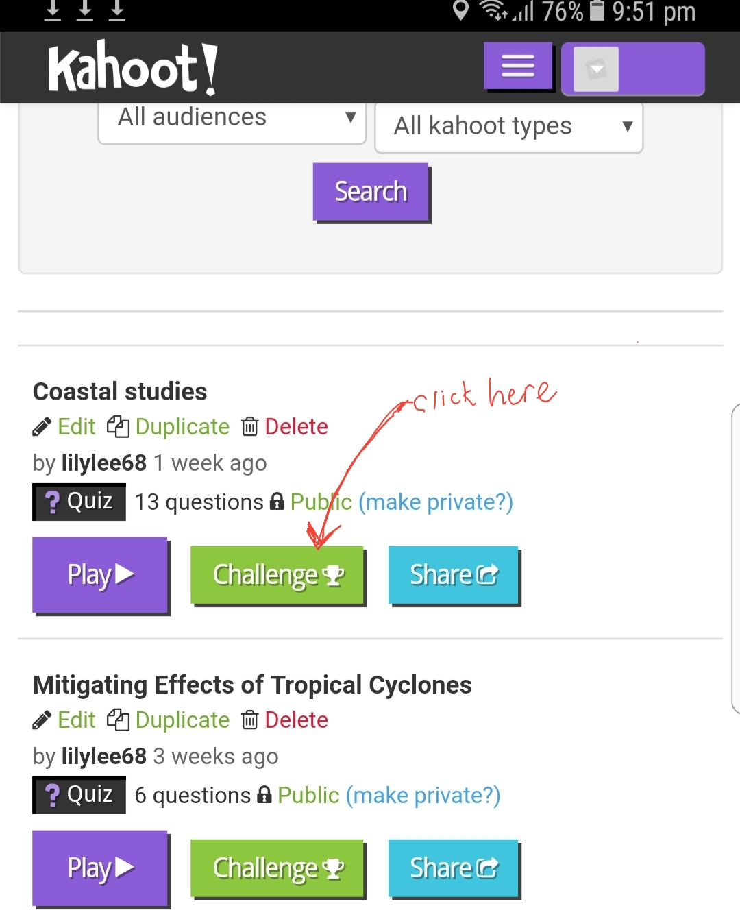 EZIT: Kahoot Challenge