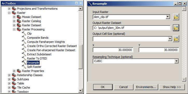 Resample dan Rescale data Raster pada ArcGIS - Lapak GIS
