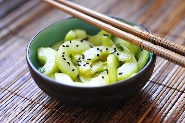 Simply Gourmet: Wasabi Cucumber Salad