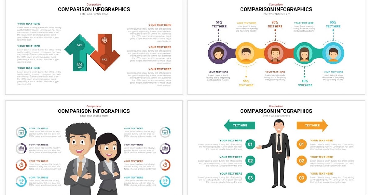 Free comparison infographic powerpoint template - awardspolf