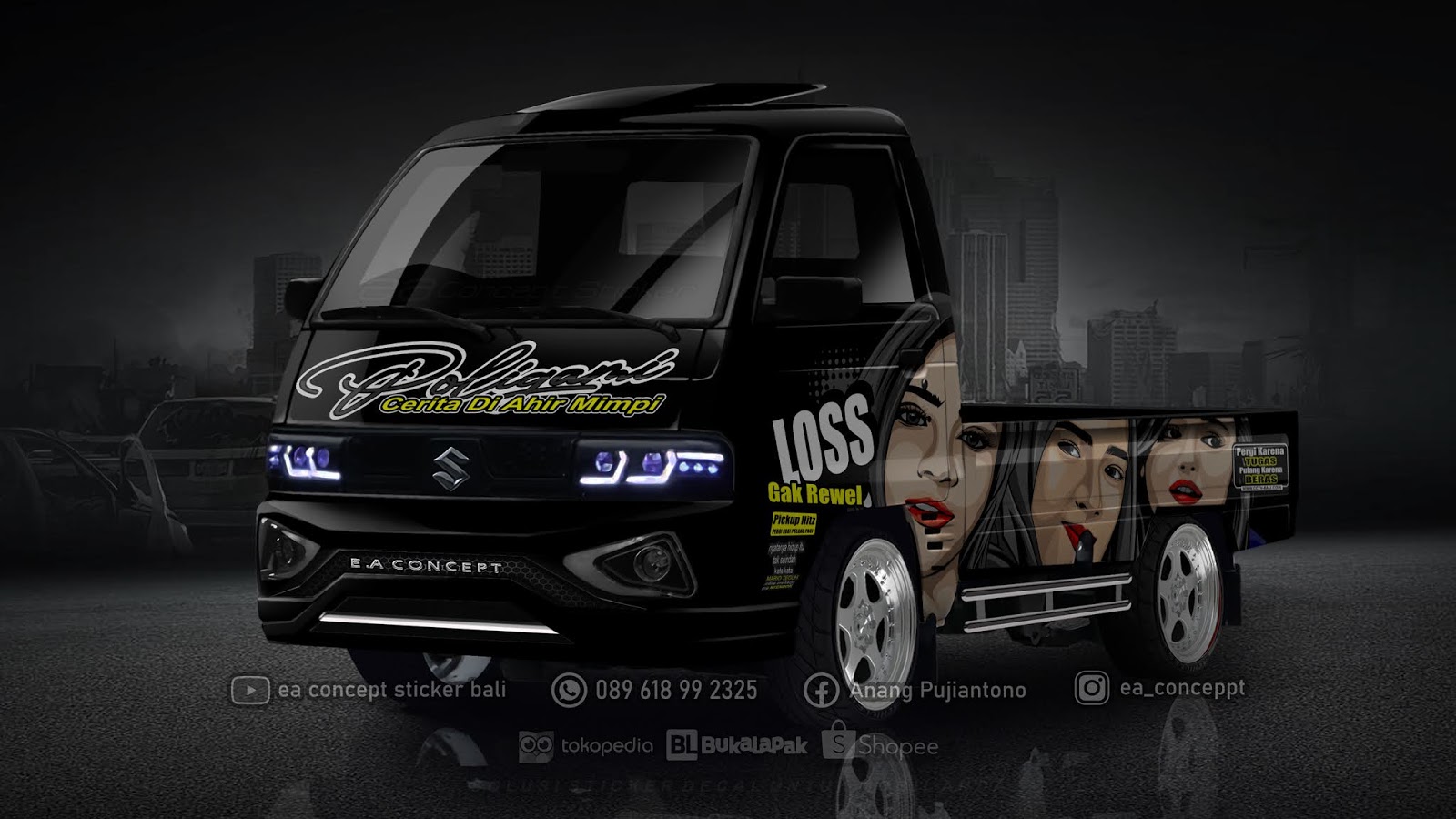 decal concept sticker suzuki carry jaman sekarang | CUTTING STIKER DI ...