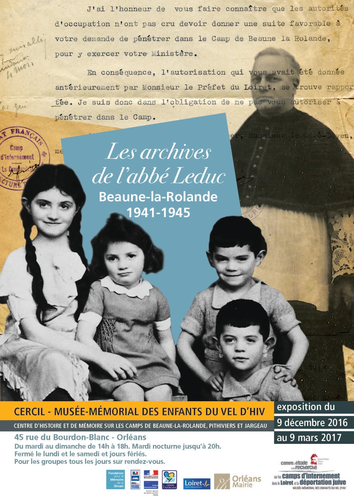 La programmation culturelle du Cercil-Musée Mémorial des enfants du Vel ...