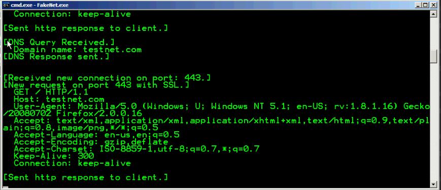 FakeNet - Windows Network Simulation tool for Malware Analysis