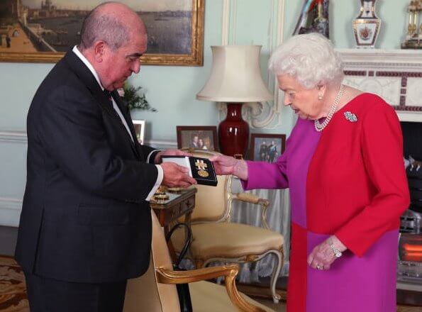 Queen Elizabeth received the Order of St John’s Service Medal