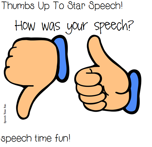 Thumbs Up To Star Speech: Fluency or Pragmatic Fun! - Speech Time Fun ...