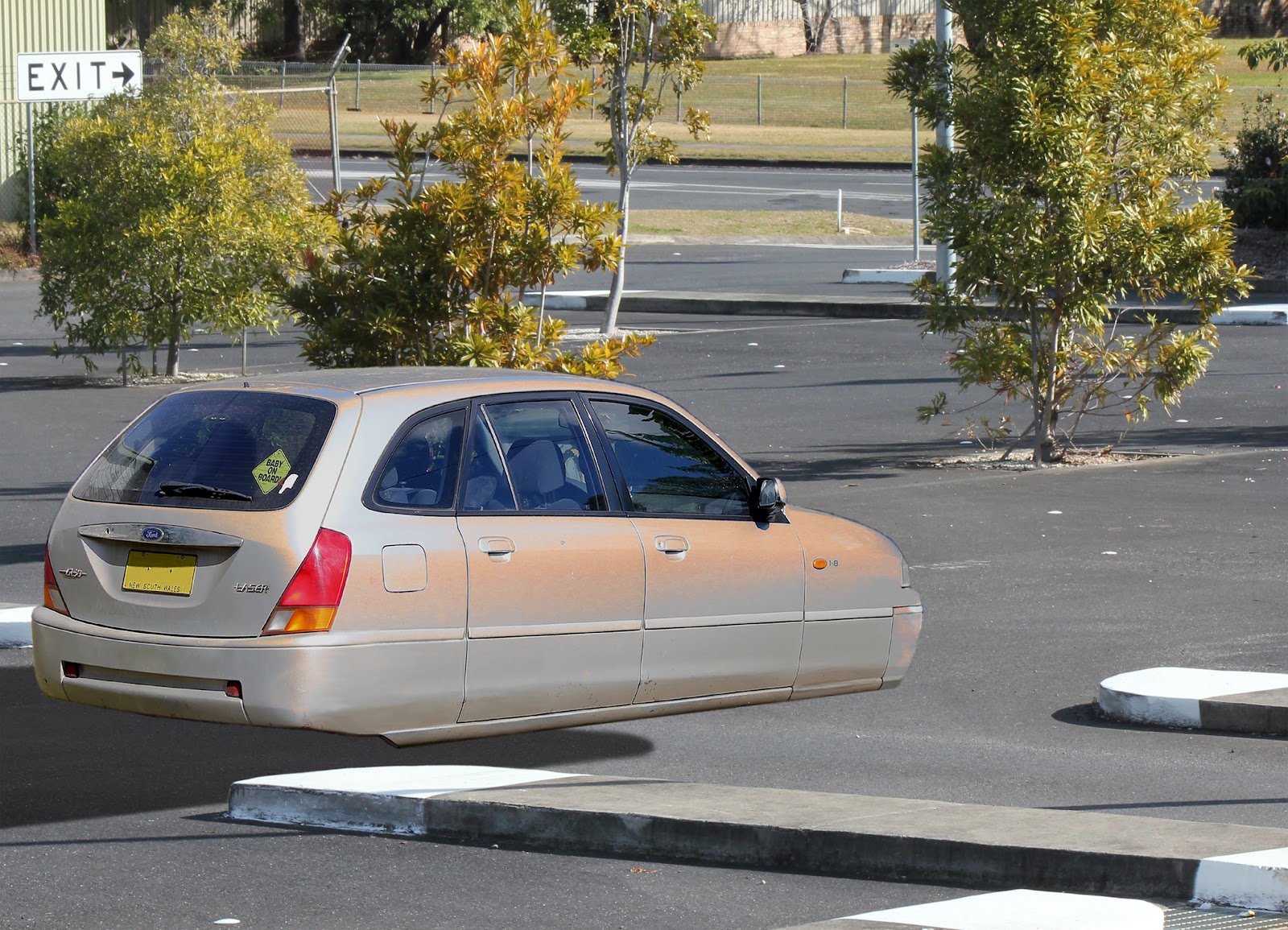 garry's used cars: levitating car