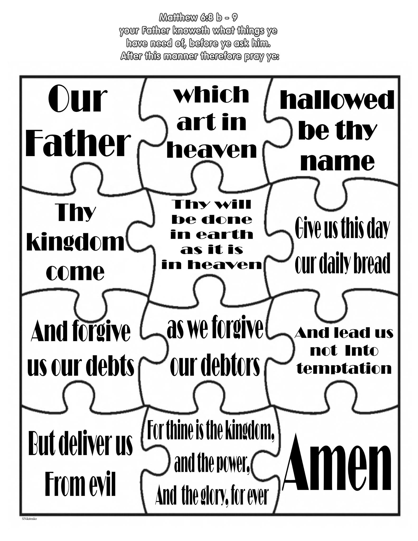Children's Gems In My Treasure Box: The Lord's Prayer - There is Power ...