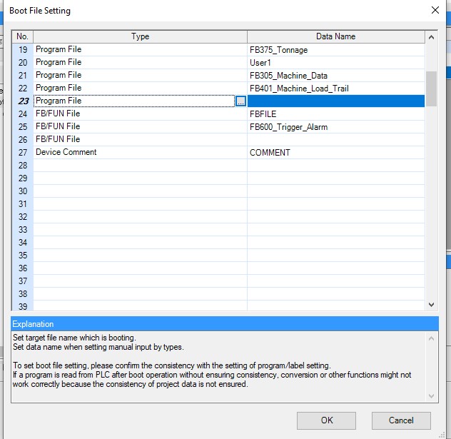 Mitsubishi PLC Program With SD Card