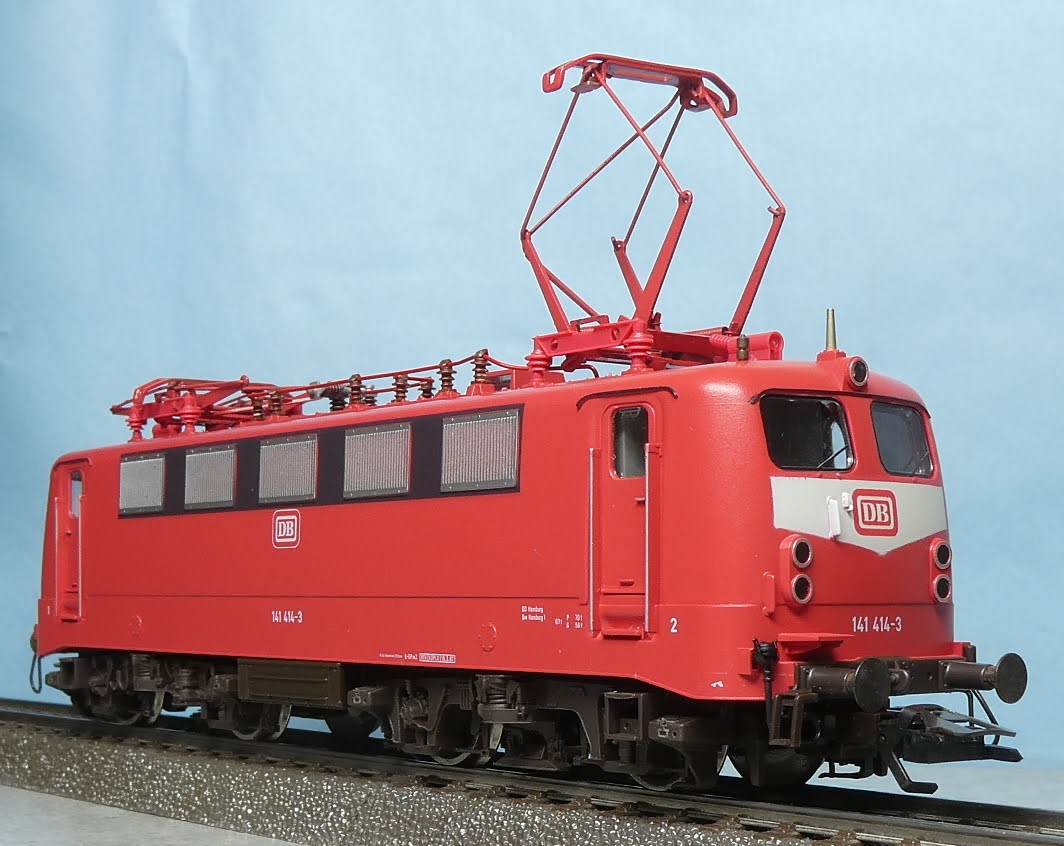 ドイツ連邦鉄道 DB 支線軽旅客用電気機関車 BR 141 414-3号機 (Fleischmann 4327)