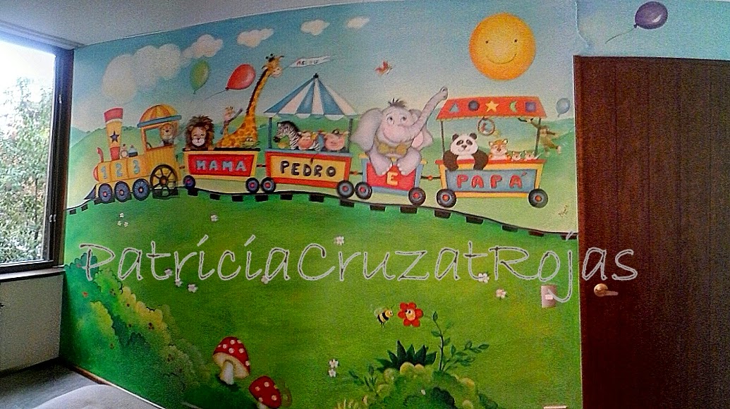 Patricia Cruzat Rojas: Murales Infantiles