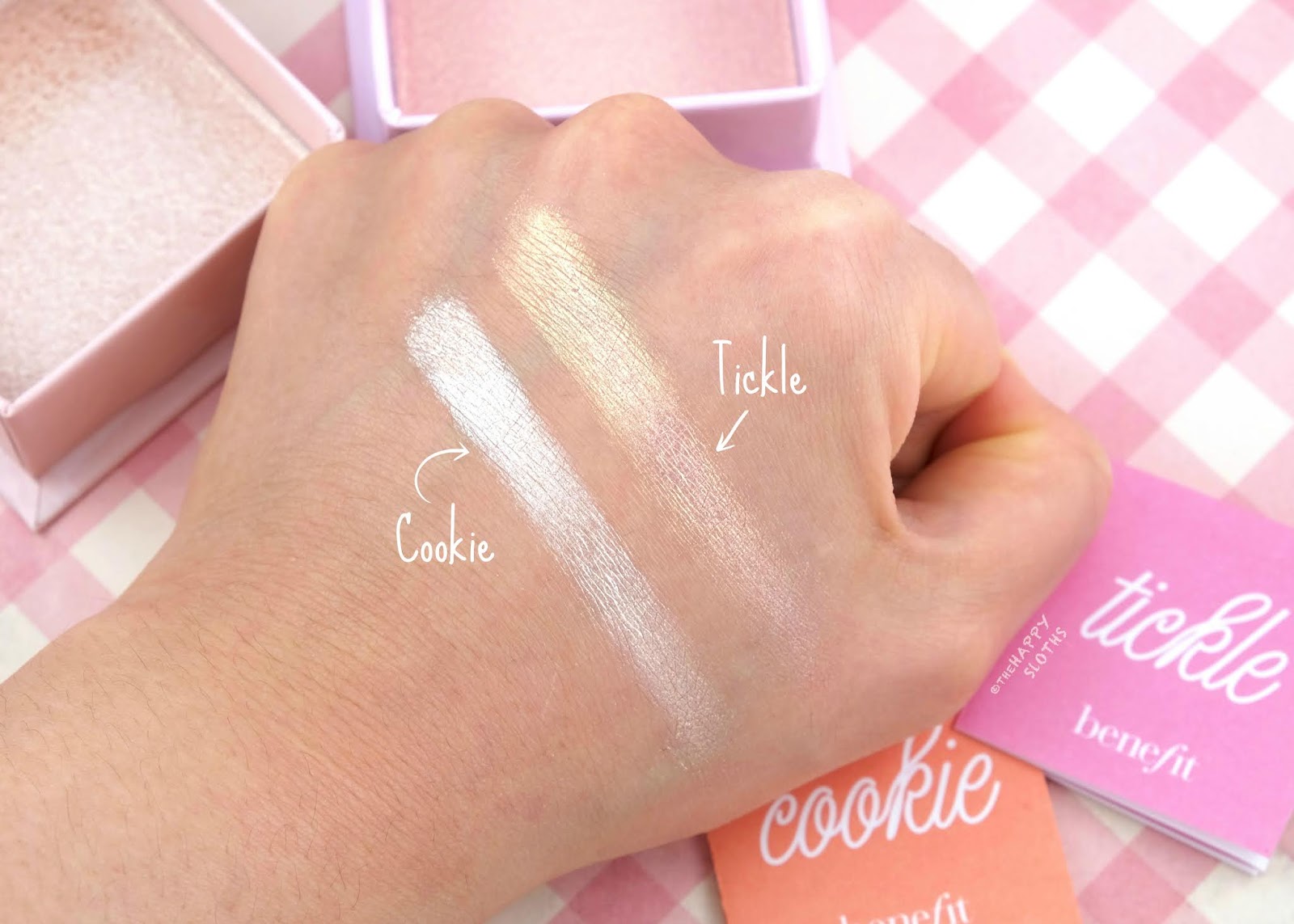 Benefit Cosmetics | Cookie Highlighter & Tickle Highlighter: Review and ...