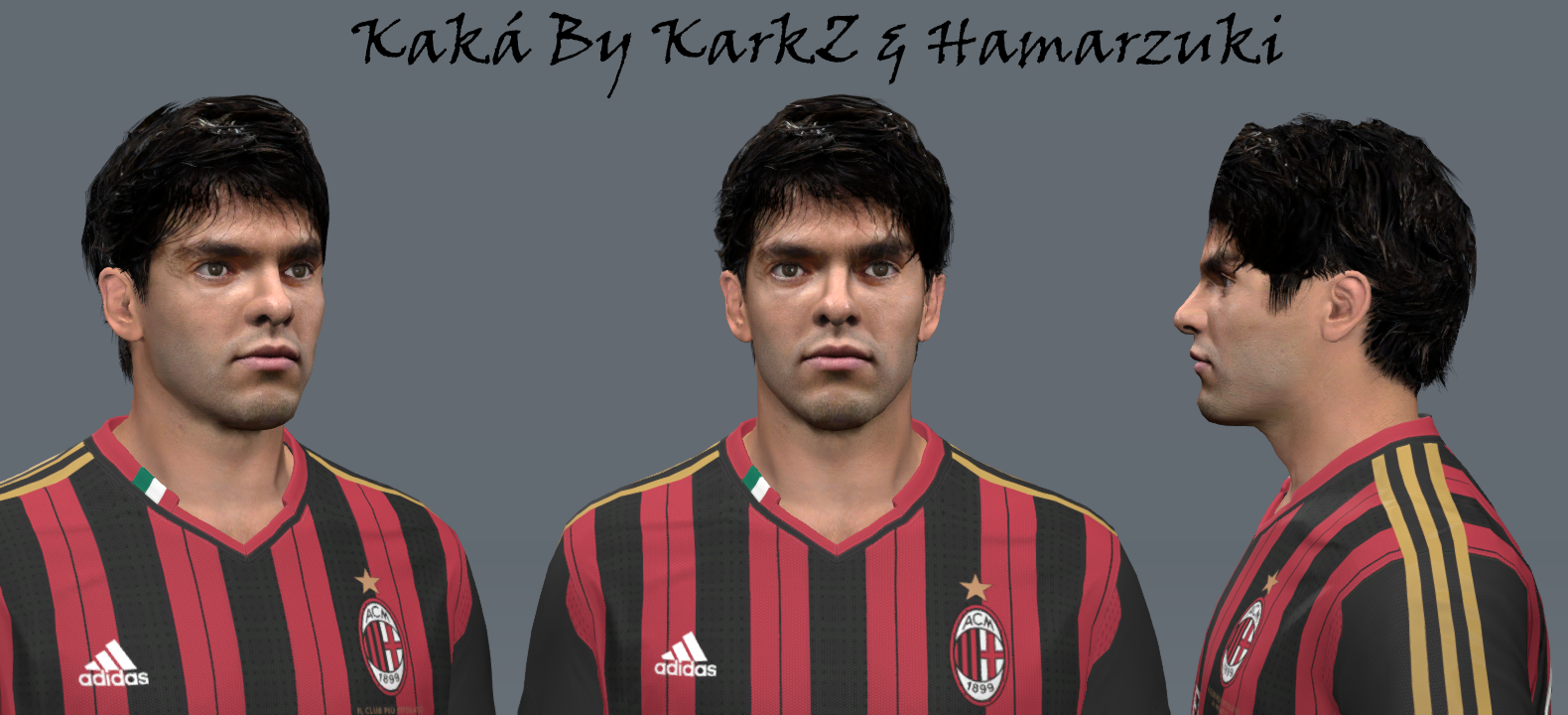 PES Modder ( KarkZ ): Kaká face By KarkZ & Hamarzuki